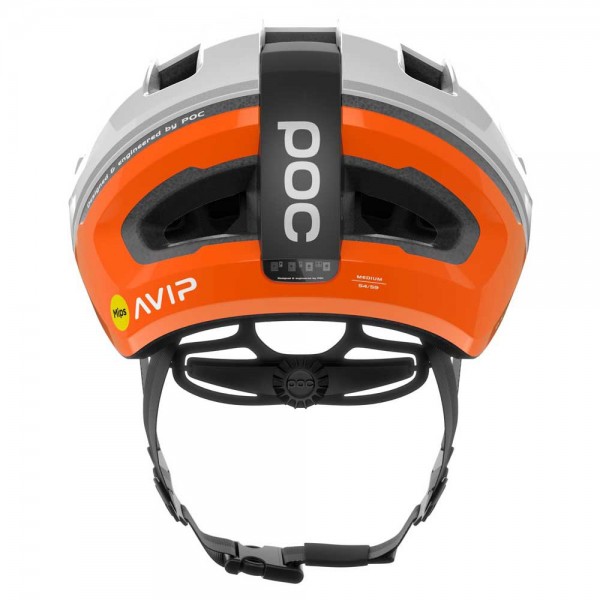 Casco Poc Omne Beacon Mips (Fluorescent Orange Avip/Hydrogen White)