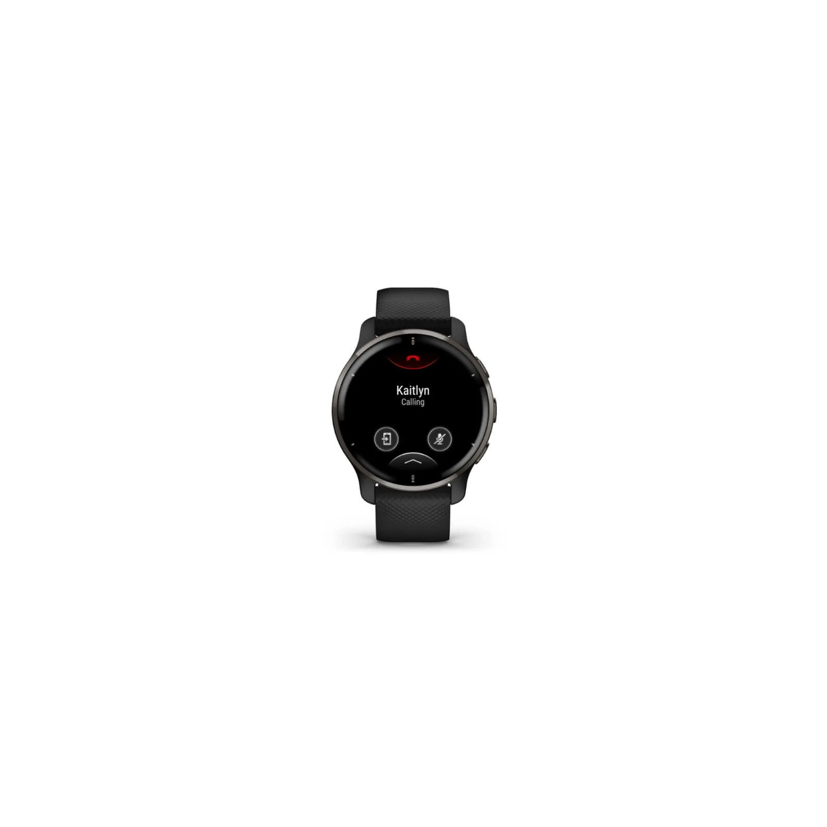 Garmin Venu 2 Plus Slate Stainless Steel Bezel Black Case And Black ...