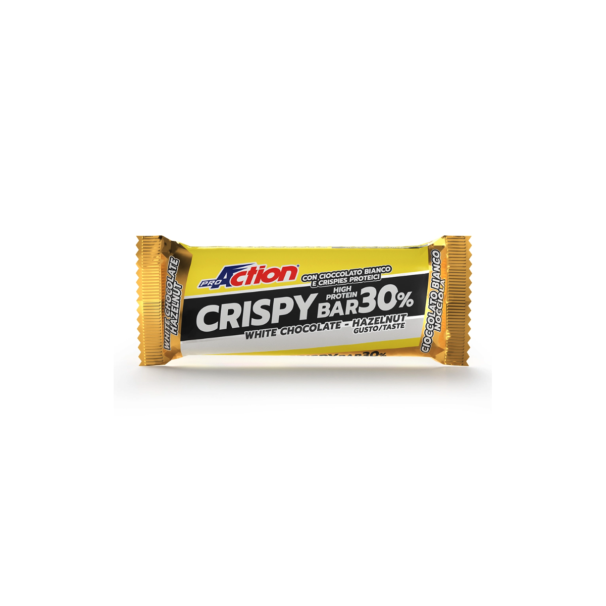 Energy Bar Proaction Crispy Bar White Hazelnut