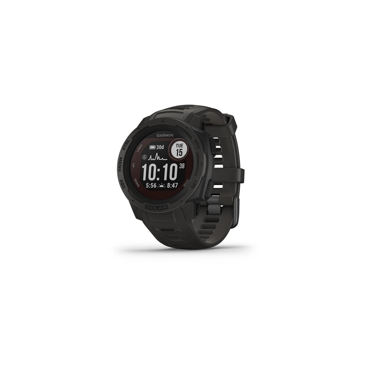 Montre GPS Garmin Instinct Solar Graphite